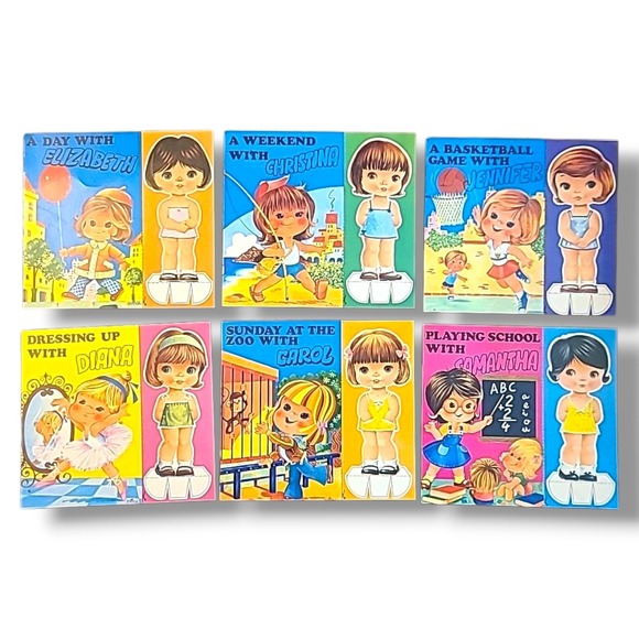 montbec, inc. | Toys | Rare 982 Boolik Montbec Paper Dolls Complete Set ...